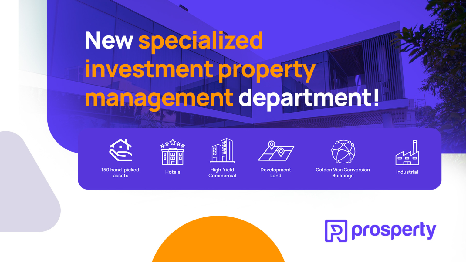 New specialized investment property management department | Prosperty